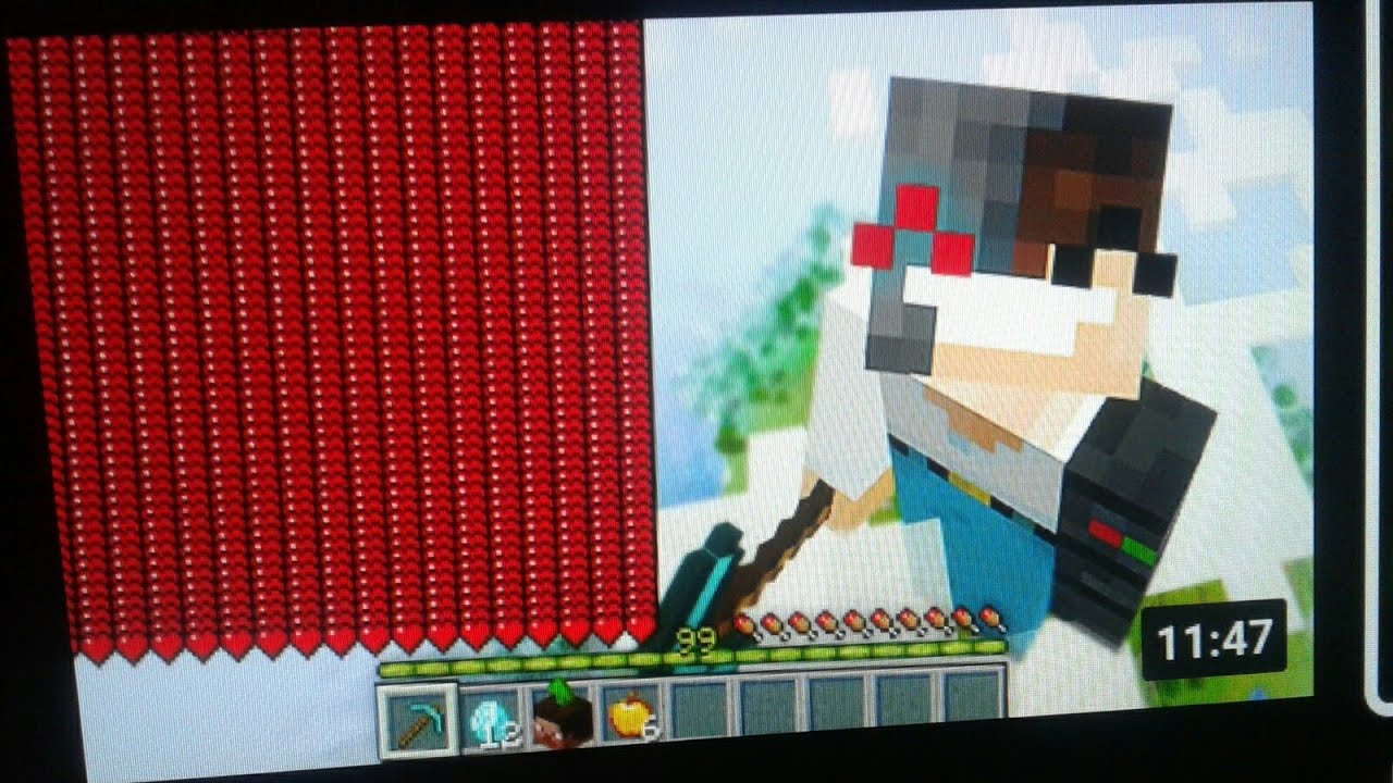 Minecraft but your Hearts increase your Size... - Bionic - YouTube