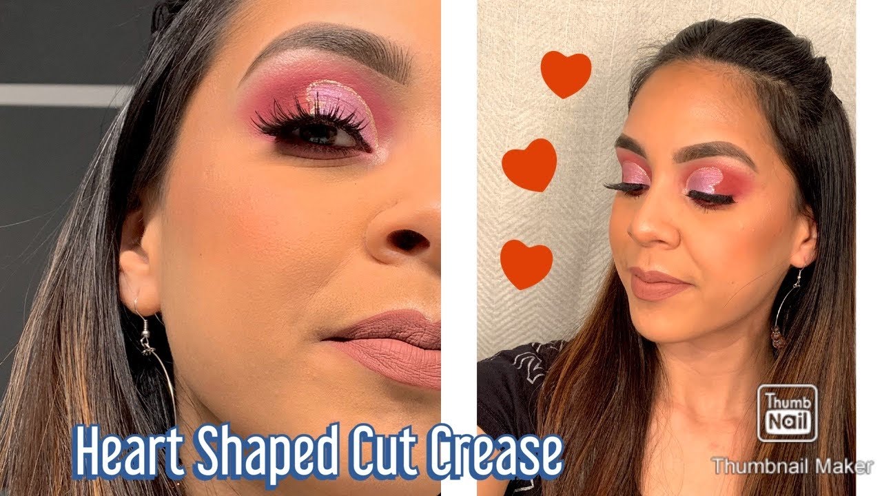 Heart Shaped Cut Crease | Step By Step | Makeup Tutorial - YouTube