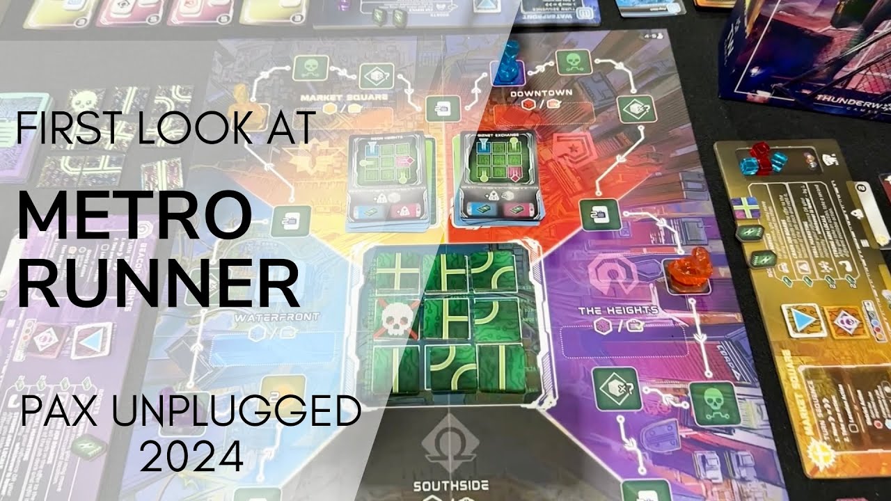 First Look at Metro Runner by Thunder Works Games - PAX Unplugged 2024 ...