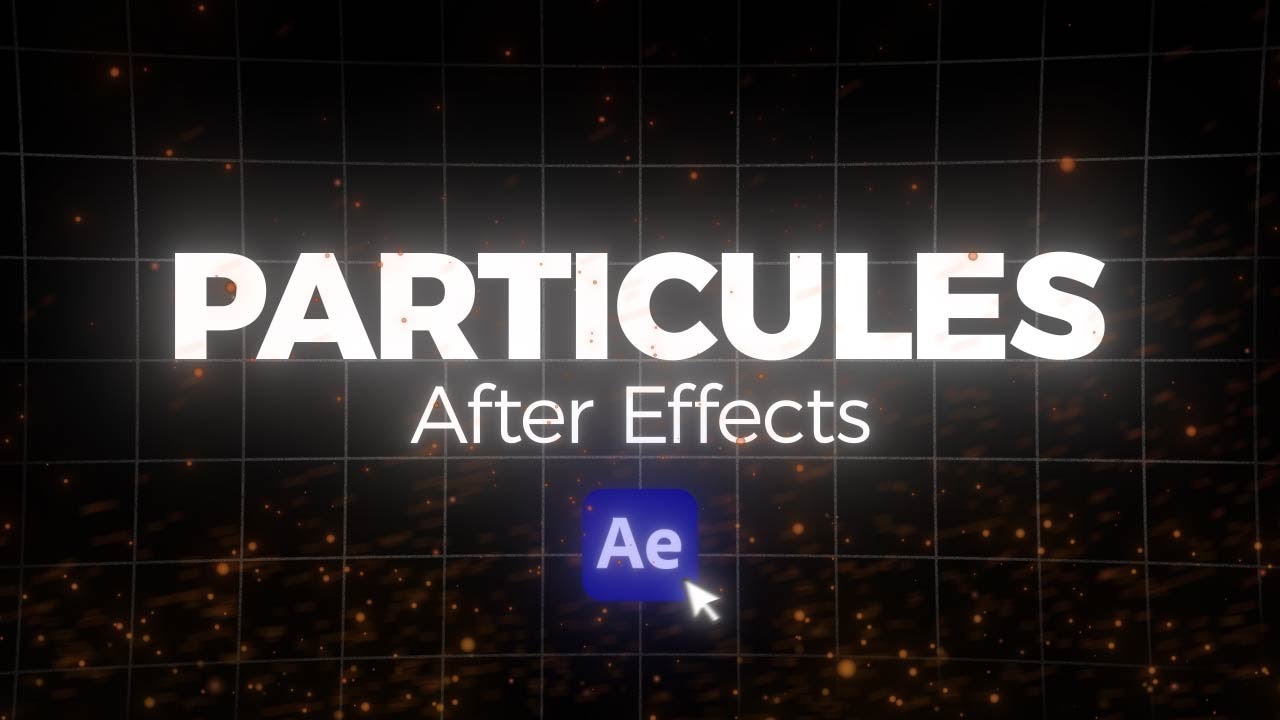 Comment créer des particules sur After Effects - YouTube
