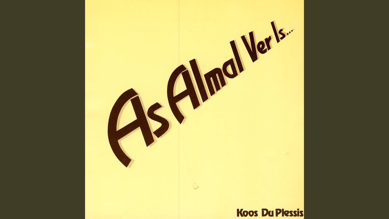 As almal ver is - YouTube