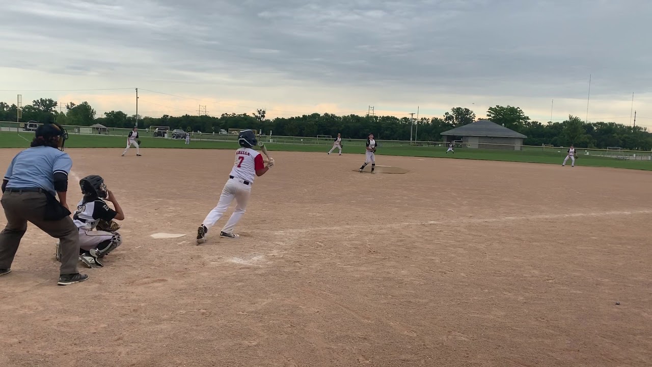 Big hit in the Omaha Slumpbuster 12u - YouTube