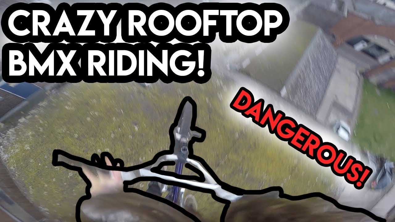 *EPIC* ROOFTOP BMX RIDING! (BARSPIN ON THE EDGE!) - YouTube