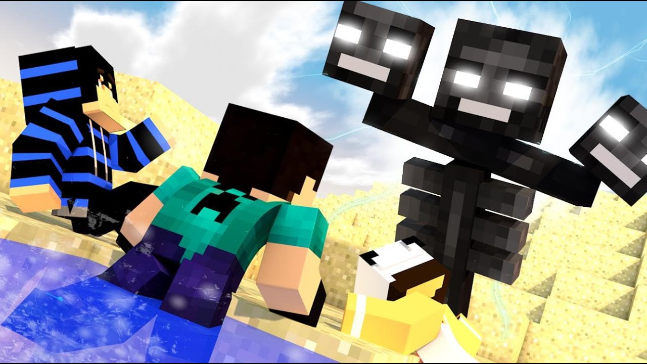 Minecraft Submersos 13 O Monstro Nos Atacou Youtube