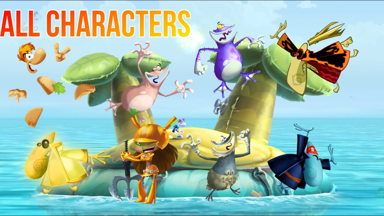 All Characters Rayman Legends - YouTube
