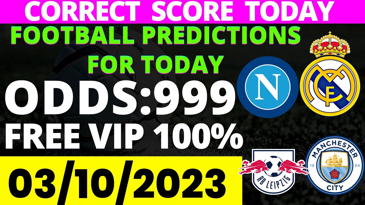 CORRECT SCORE TODAY ( football predictions today )FIXED MATCHES SOCCER ...