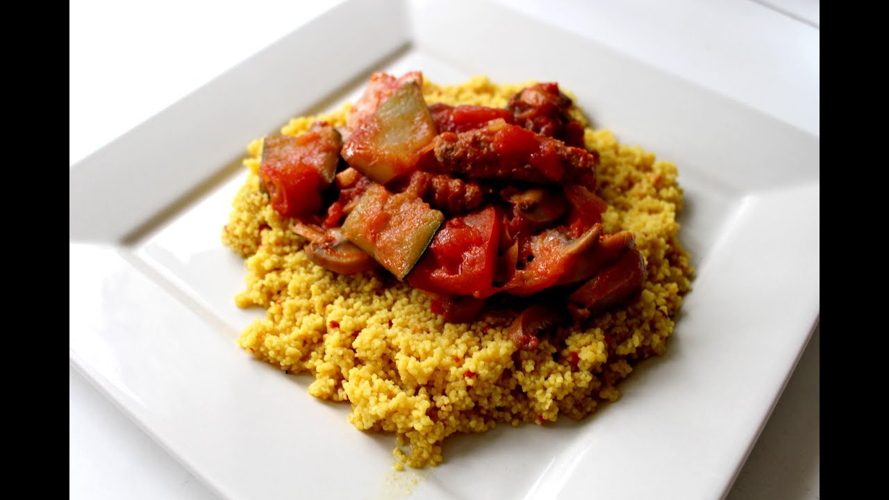 RECETTE : Semoule aux légumes - YouTube