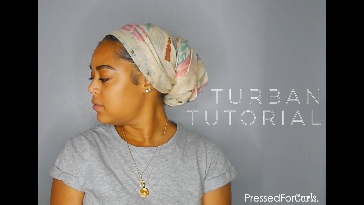 Super Easy Turban Tutorial - YouTube