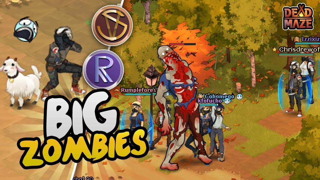 Killing Big Zombies (Bosses) | Dead Maze - YouTube