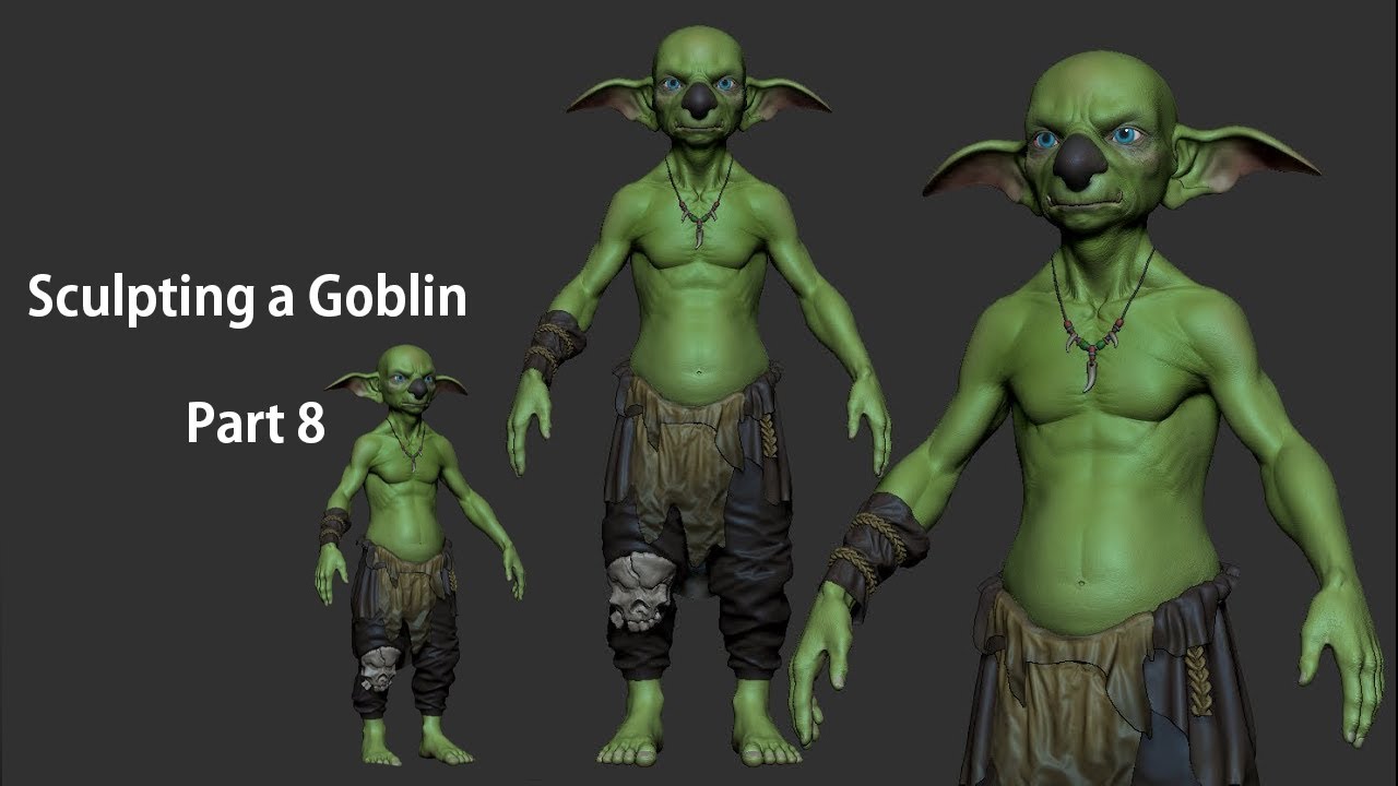 Sculpting a Goblin Part 8 - YouTube