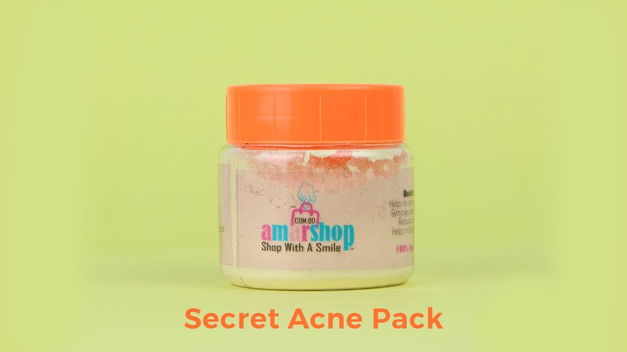 ব্রণ দূর করার ক্রিম | Secret Acne Pack | Amarshop - YouTube
