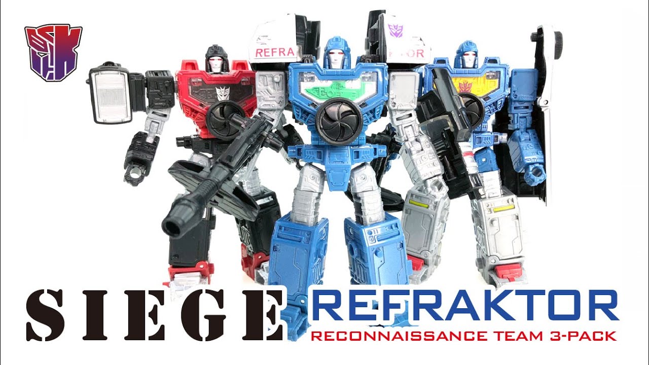KL變形金剛玩具分享477 Siege Hascon REFRAKTOR RECONNAISSANCE TEAM 3-PACK 圍城系列 ...