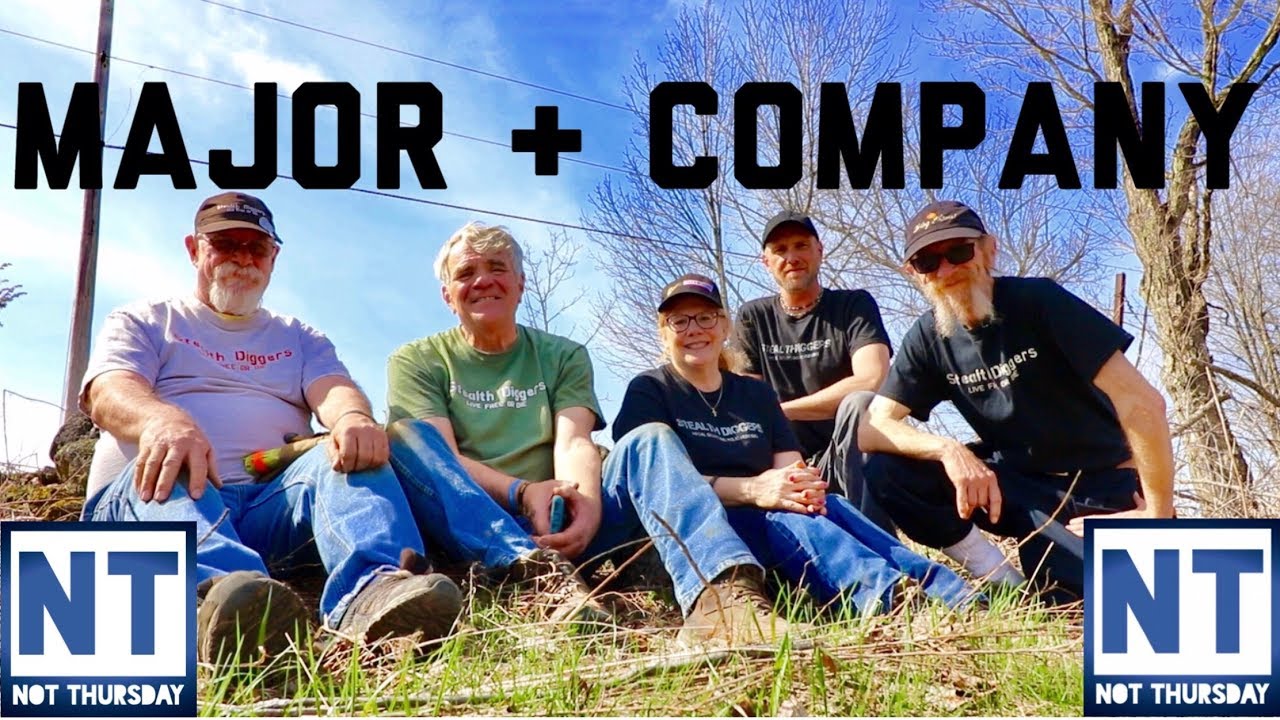Major & Company friends from Stealth Digger Nation metal detecting ...