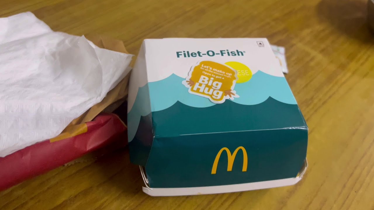 Mcdonald's filet o fish Double patty burger - YouTube