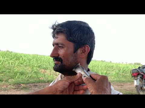 ASMR Fast Beard Cutting With ZAZA Machine