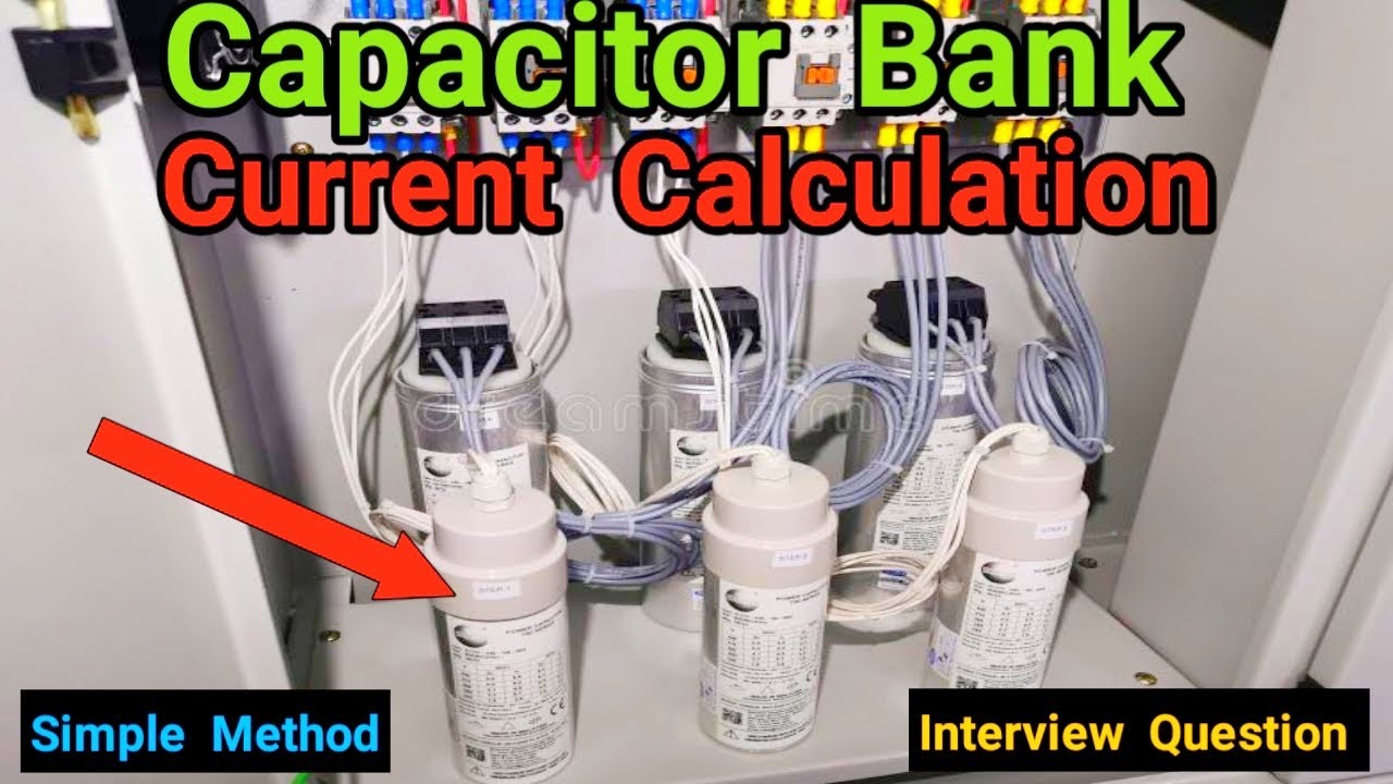 How to calculate current from kvar rating of capacitor bank ...