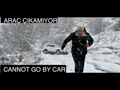 KARDA❄️HAMSİ/TENEKE HELVA (BABAMLA)🏡❄️ FRIED FISH AND HALVA IN SNOW(WITH MY FATHER)
