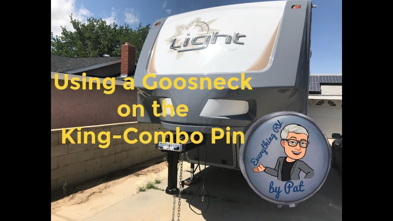 Using a Goosneck Coupler on the King Combo Pin Box - YouTube