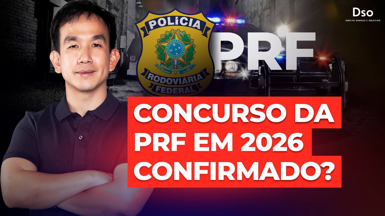 DSO News - Concurso da PRF em 2026 confirmado? - YouTube