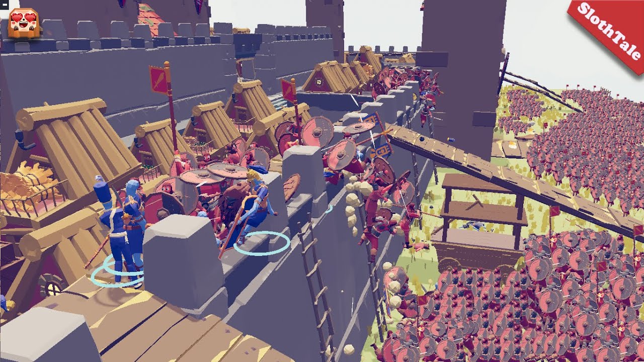 Can 100x VIKING Army Capture the ROMAN Castle? - TABS( Totally Accurate ...