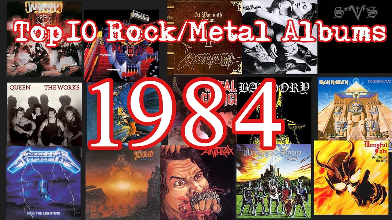 Top 10 Rock/Metal Albums Of 1984 - YouTube
