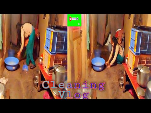 Cleaning Vlog || Kitchen Cleaning || Mop In The Kitchen || Sweeping In Kitchen @kartikeysworld