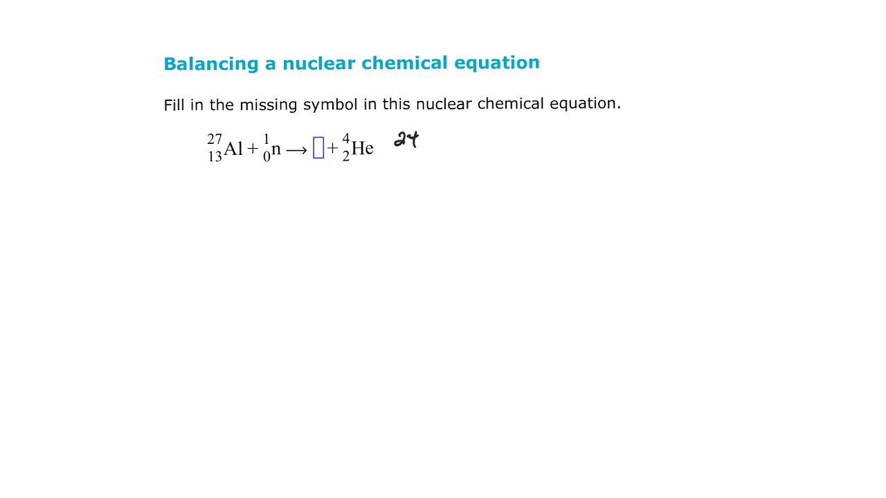 Aleks Balancing A Nuclear Chemical Equation YouTube aleks-balancing-a-nuclear-chemical-equation-youtube