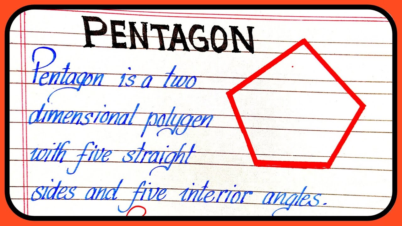 What is pentagon | Definition of pentagon | Properties of pentagon ...