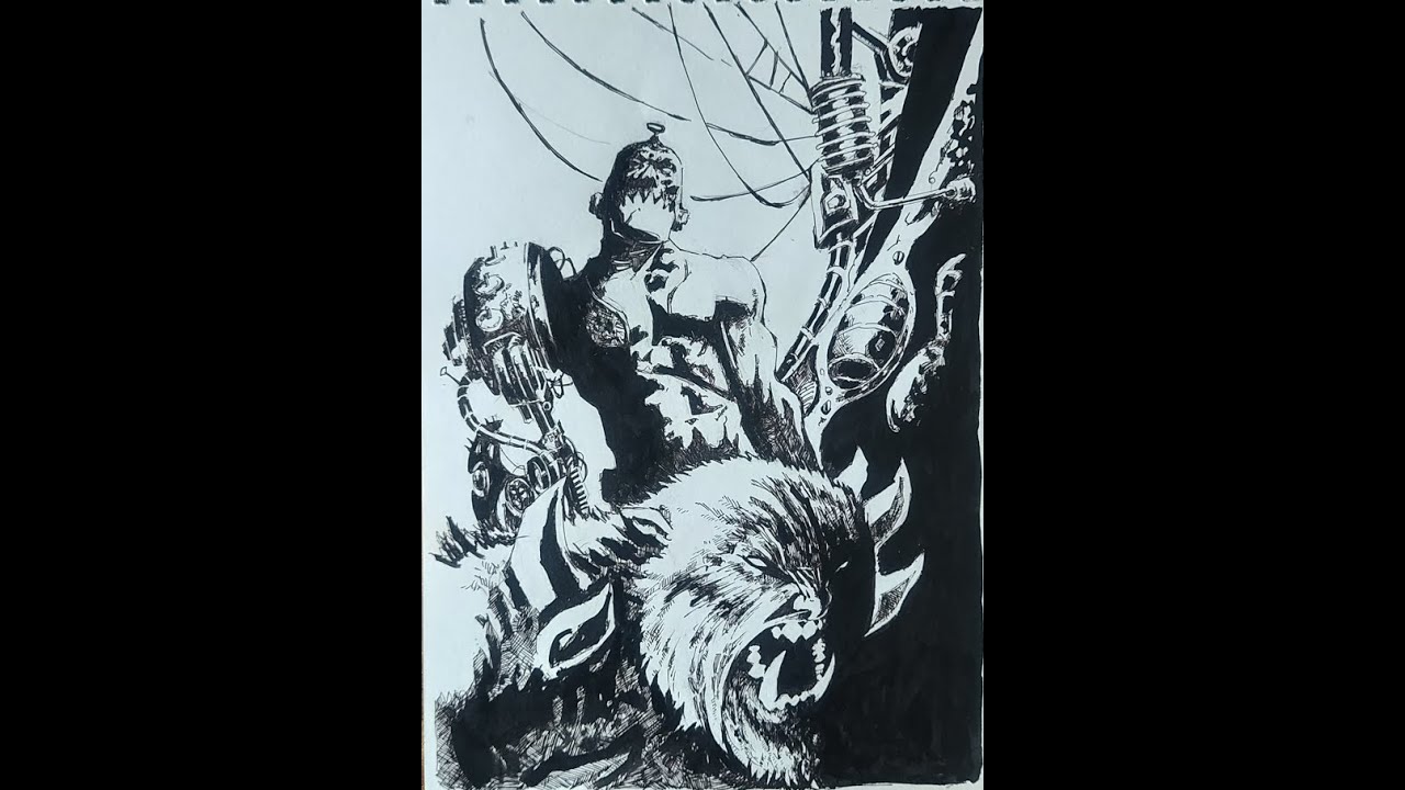 EATERS OF THE DEAD | Pen & ink sketch of Wendol | #inkdrawing#inksketch ...