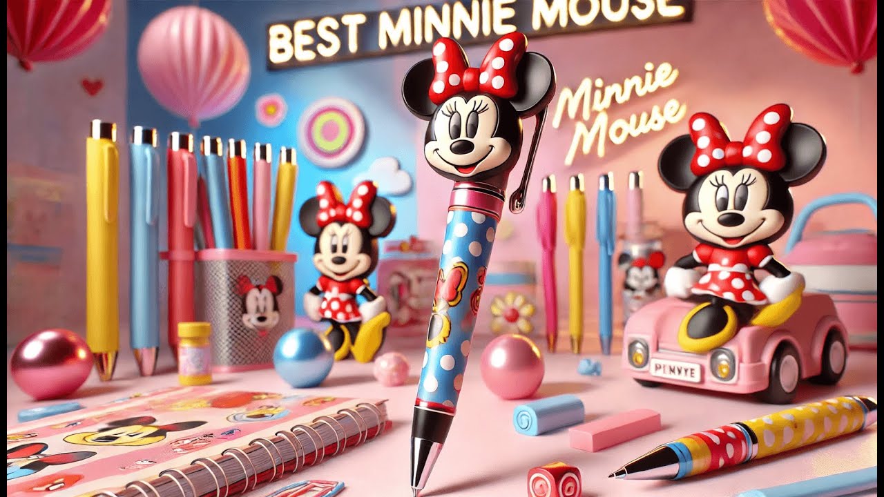 Disney Mickey and Minnie Mouse Ballpoint Pen Bundle | Best Minnie Mouse ...
