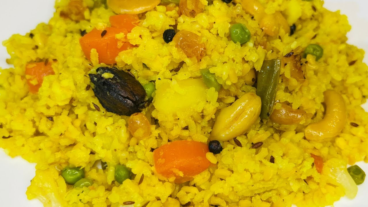 Prasad Wali Sukhi Khichdi Recipe | Bhog Khichdi Recipe | Temple Style ...
