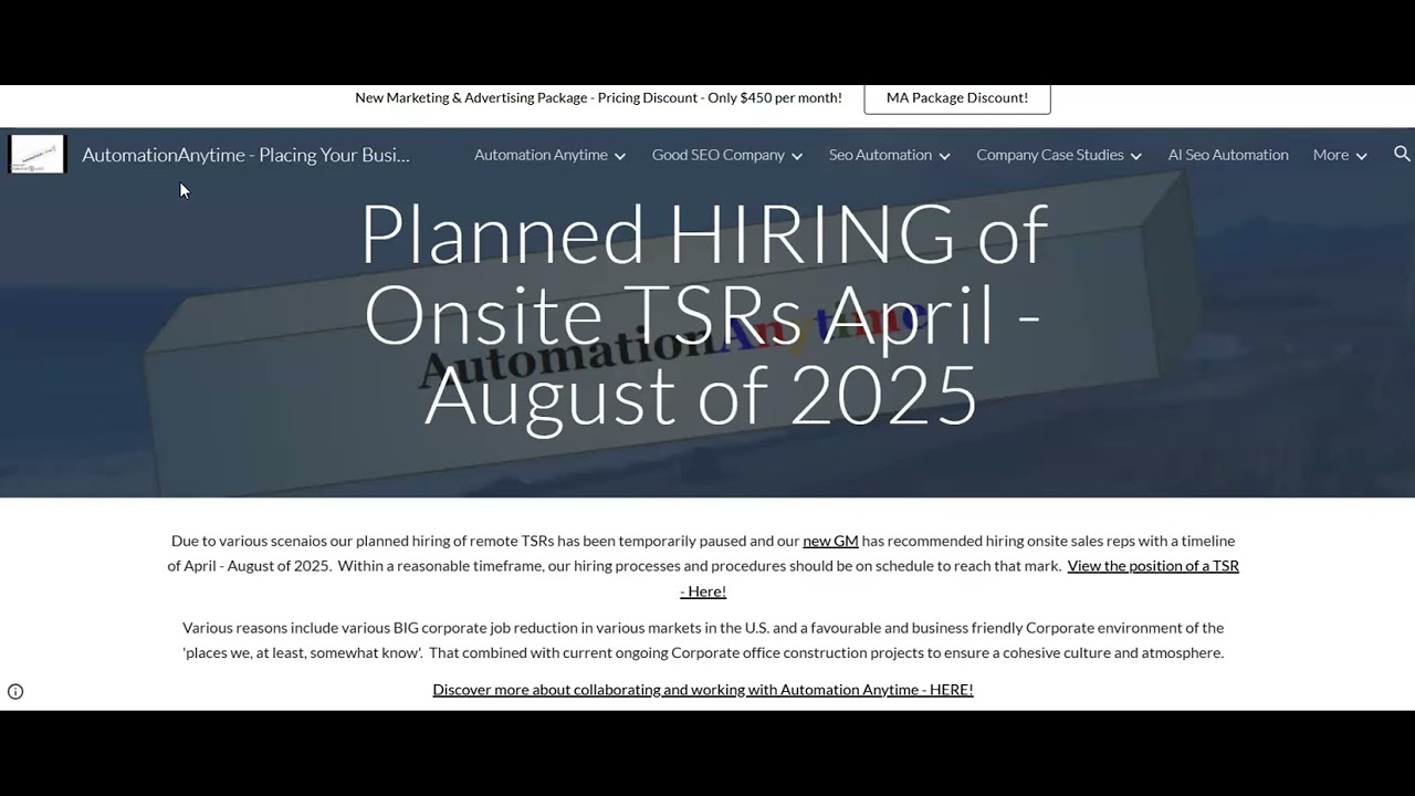 Automation Anytime Hiring Schedule for 2025 - YouTube