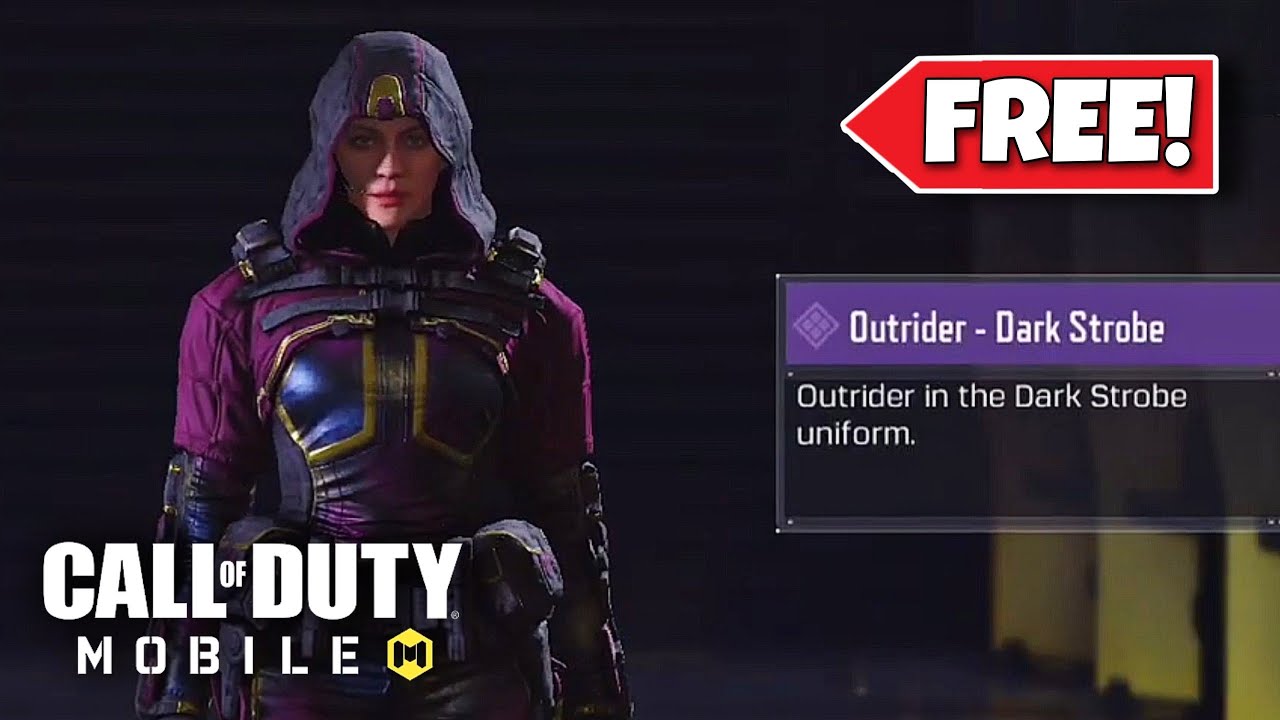 *NEW* CALL OF DUTY MOBILE - how to get FREE EPIC OUTRIDER "Dark Strobe ...