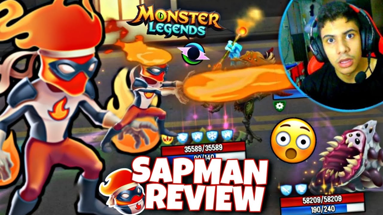 REVIEW DO SAPMAN (MÍTICO URBANO) E TESTE EM BATALHAS INSANAS!! Monster ...