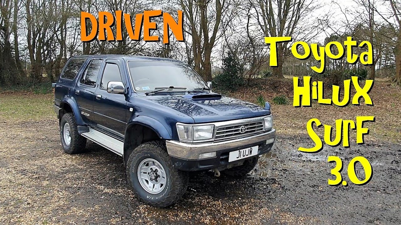Driven: Toyota Hilux Surf, JDM import, 3-litre four-pot! - YouTube