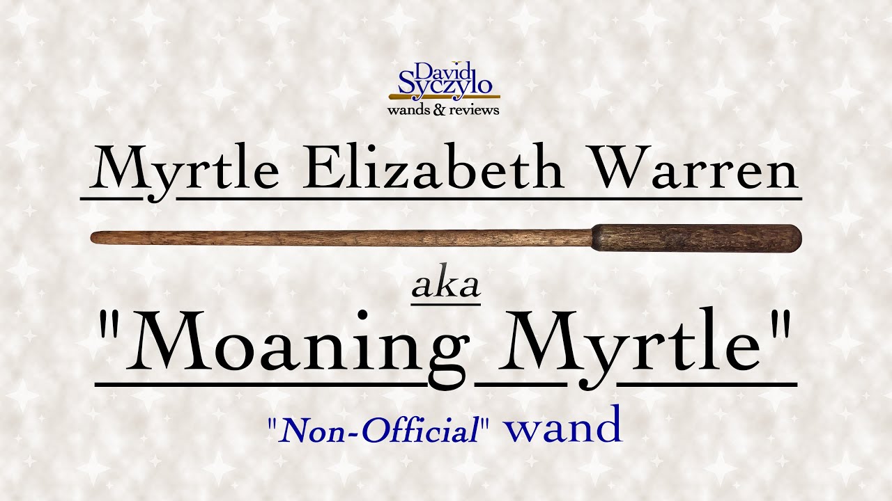 Non-Official Myrtle Elizabeth Warren Wand - YouTube