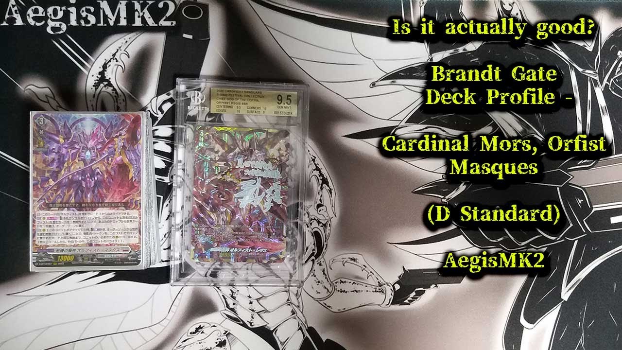 CardFight!! ヴァンガード Cardinal Mors, Orfist Masques Deck Profile - YouTube