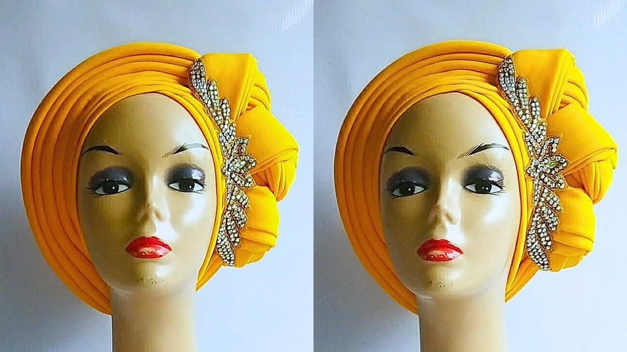 How to make Round Frame Turban with Knotted Design #turban# ...