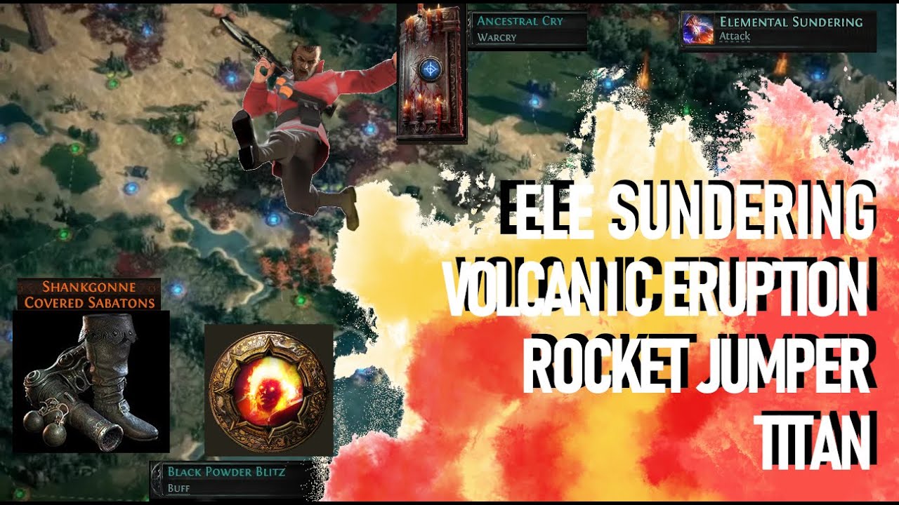 THE ROCKET JUMPER | Elemental Sundering/Volcanic Eruption TITAN Endgame ...