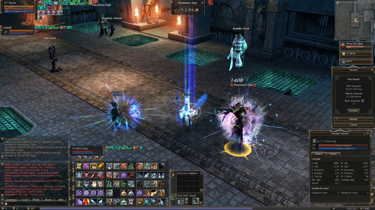 Lineage II Macro - YouTube