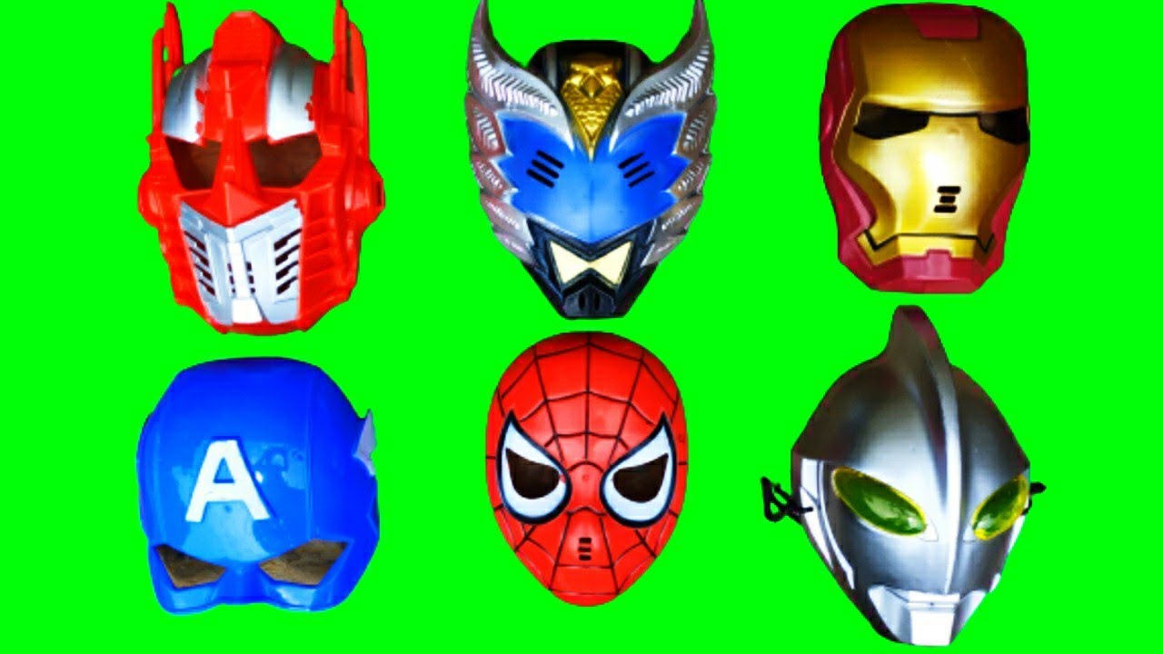 Found Topeng Bima X, Topeng Ultraman, Topeng Spiderman, Topeng Optimus ...
