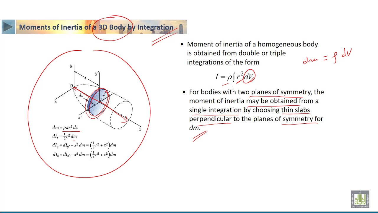 STATICS | 6-25 | Moment of Inertia of thin plates and 3D bodies - 3 ...