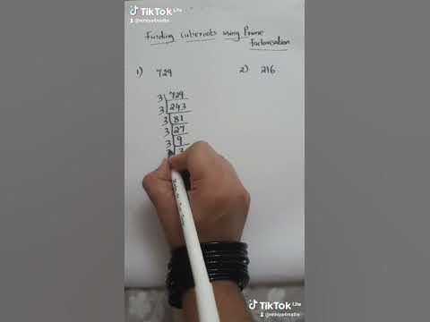 Finding cube root using prime factorisation method 🌹 - YouTube