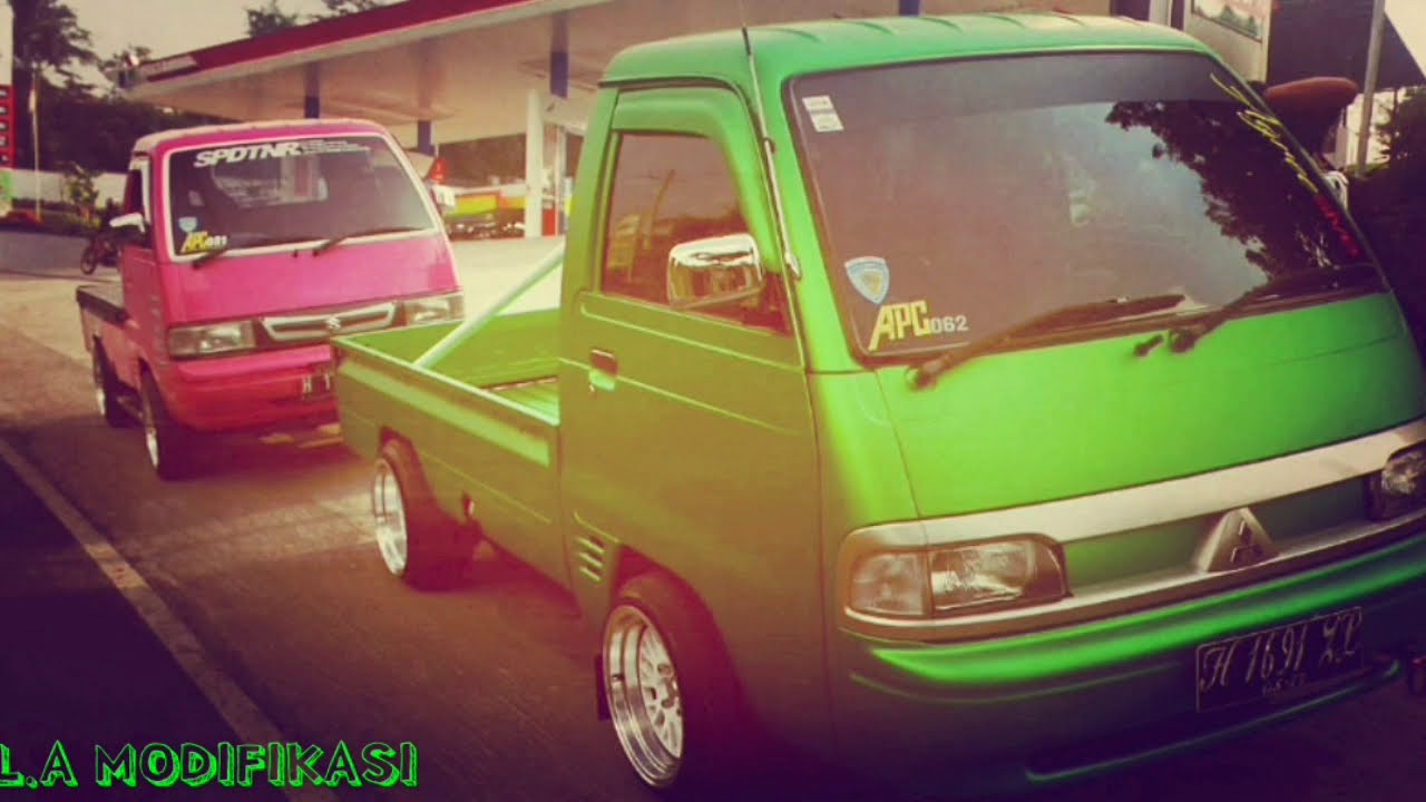 MODIFIKASI MOBIL PICK UP CEPER CARRY&SS SUPER WOWWW - YouTube