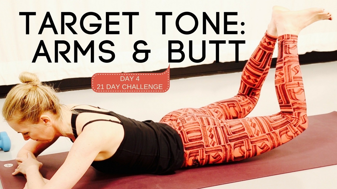 TONED SLIM ARMS & LOWER BODY // 20 min Day 4 - YouTube