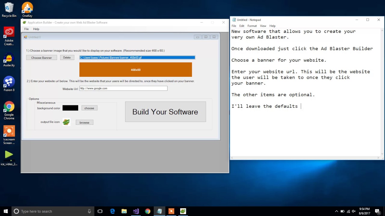 Ad Blaster Builder Marketing Software for free - YouTube