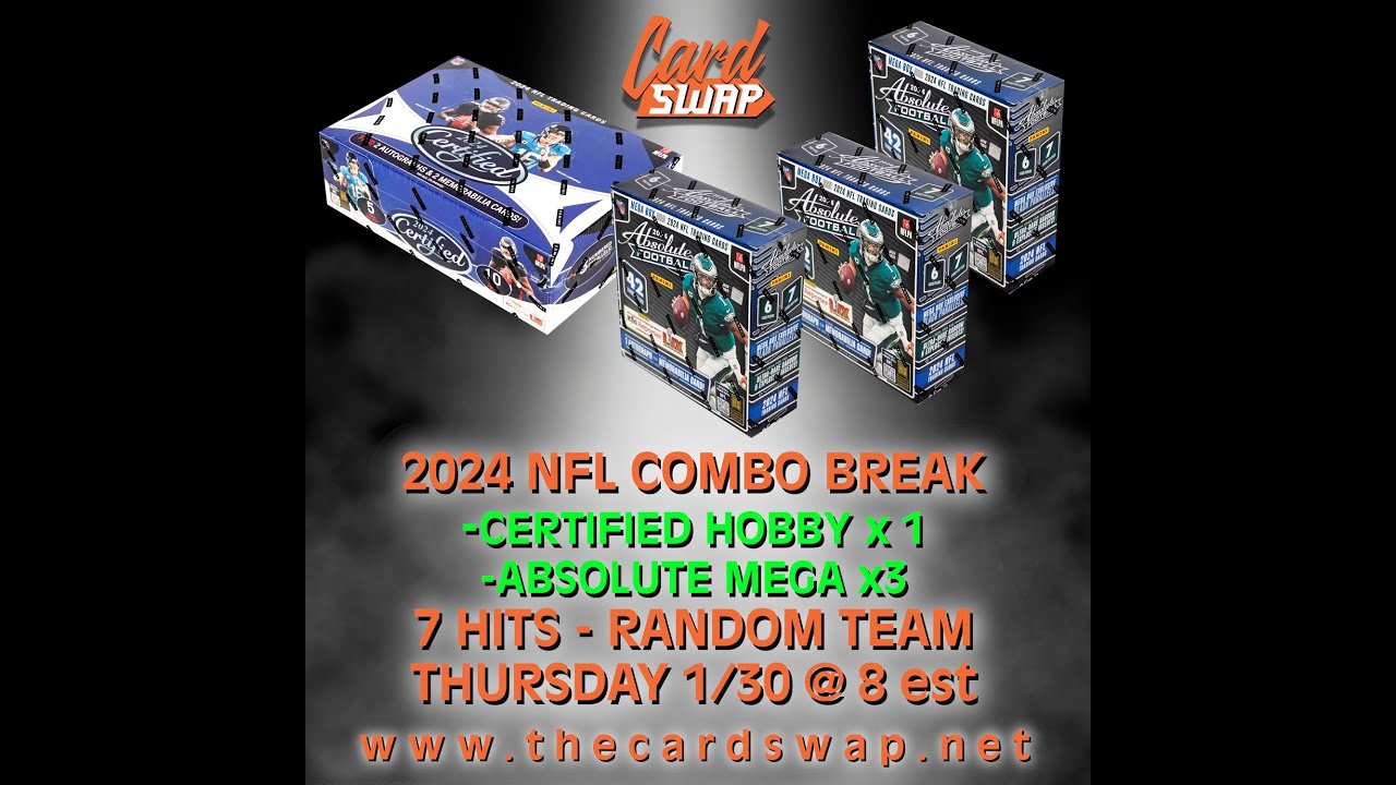 2024 NFL COMBO RANDOM TEAM BREAK - 1/30/25 - YouTube