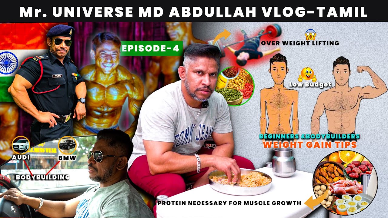 Indian Army Bodybuilding and MR universe MD Abdullah Vlog - Tamil - YouTube