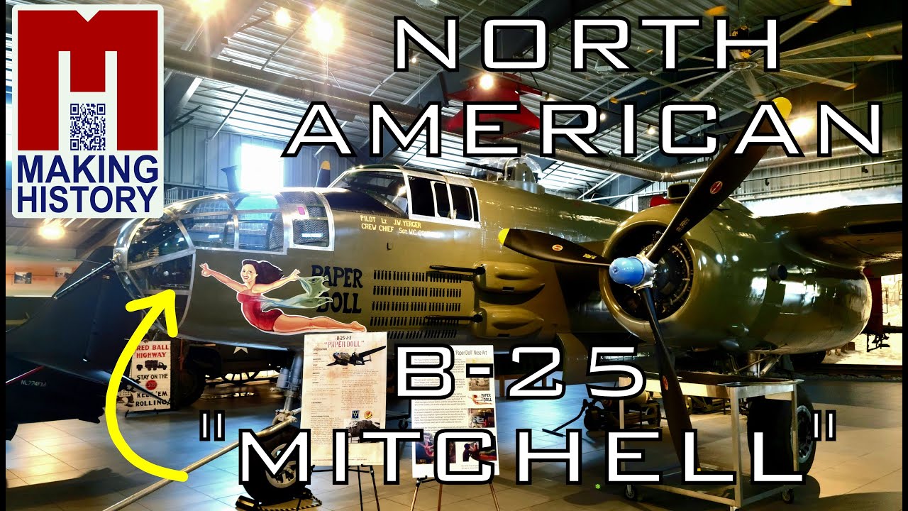 Quick walk around of a B-25 "Mitchell" - YouTube