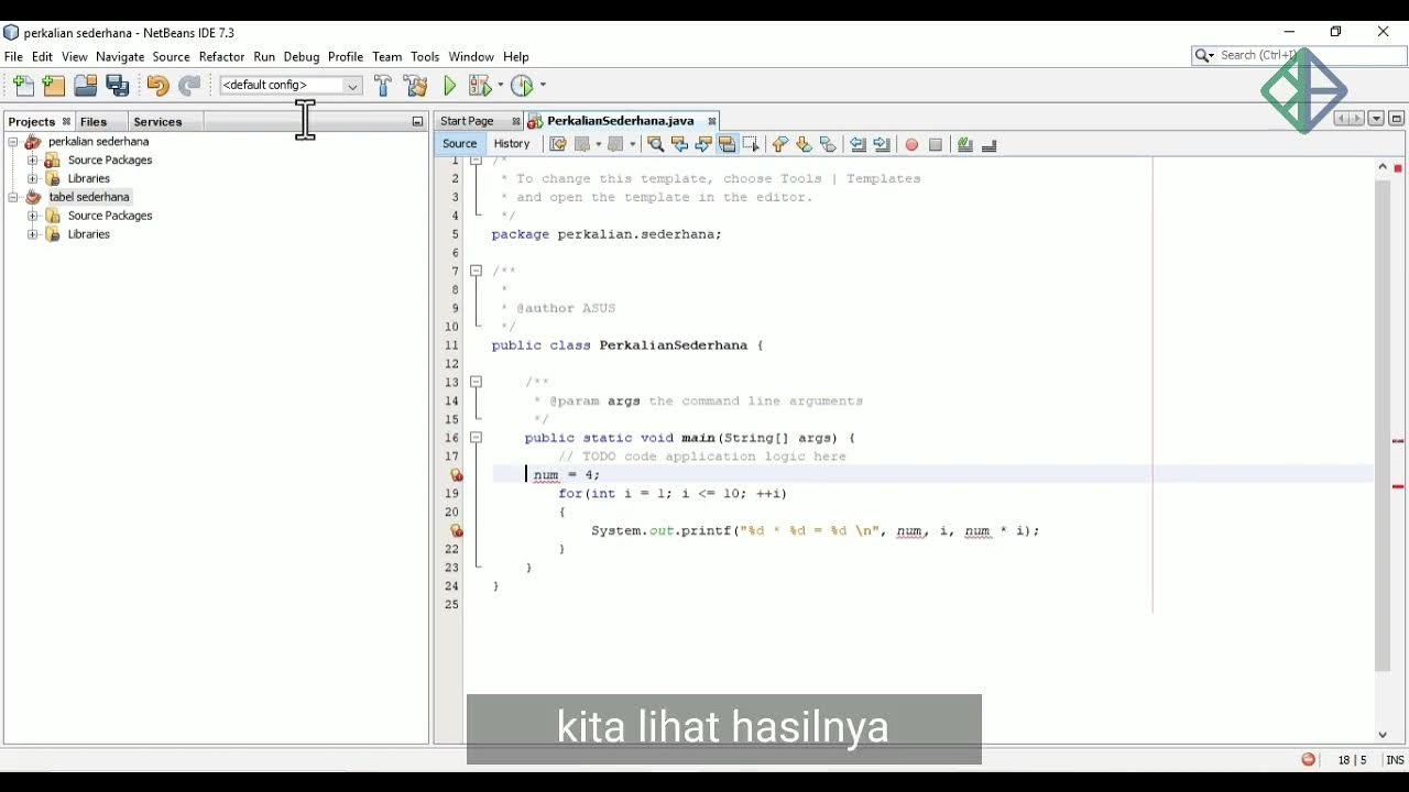 Tutorial Menampilkan Hasil Project di Neatbeans - By : Amel Intern Batch 16 - YouTube